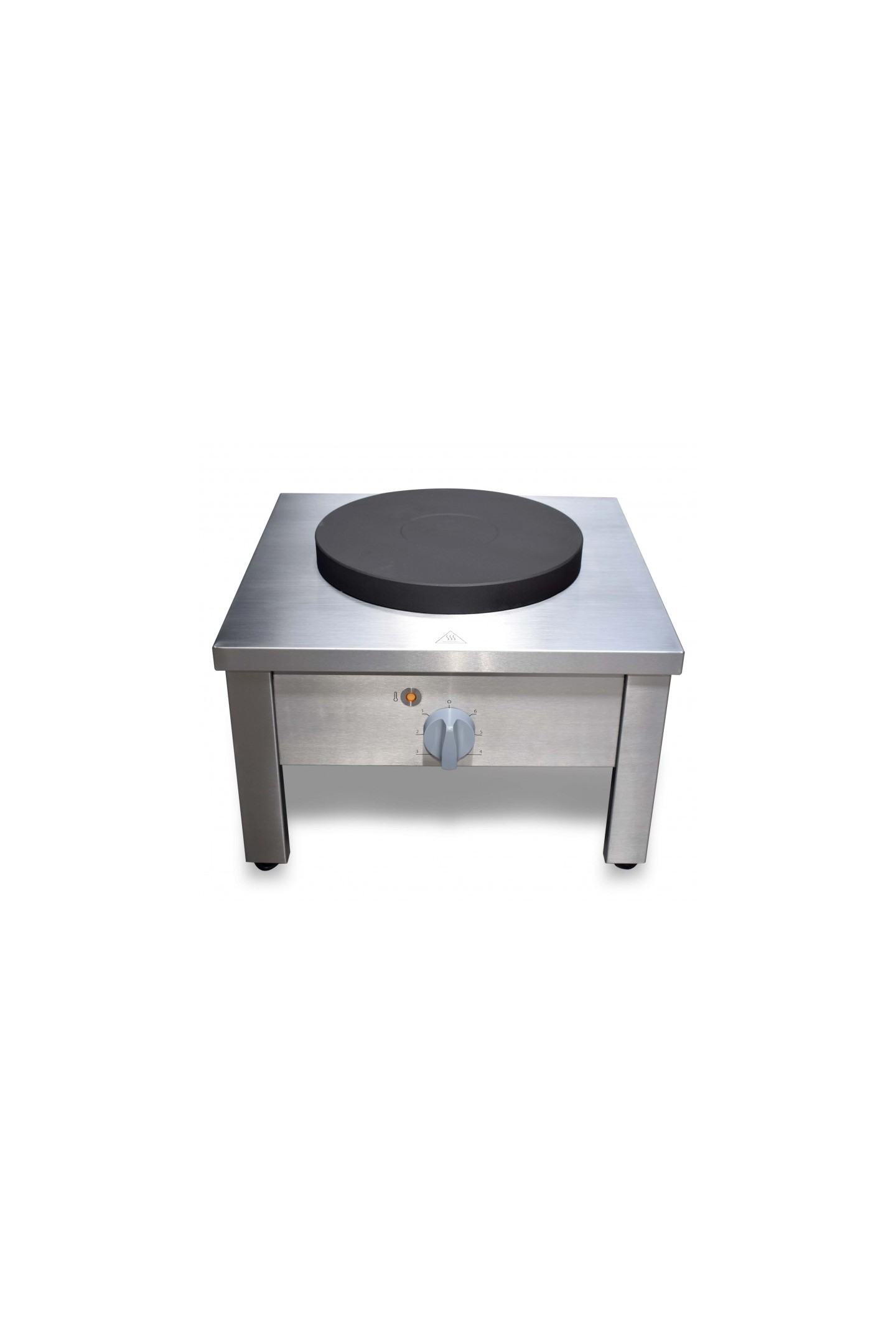 High capacity electric single burner hot plate