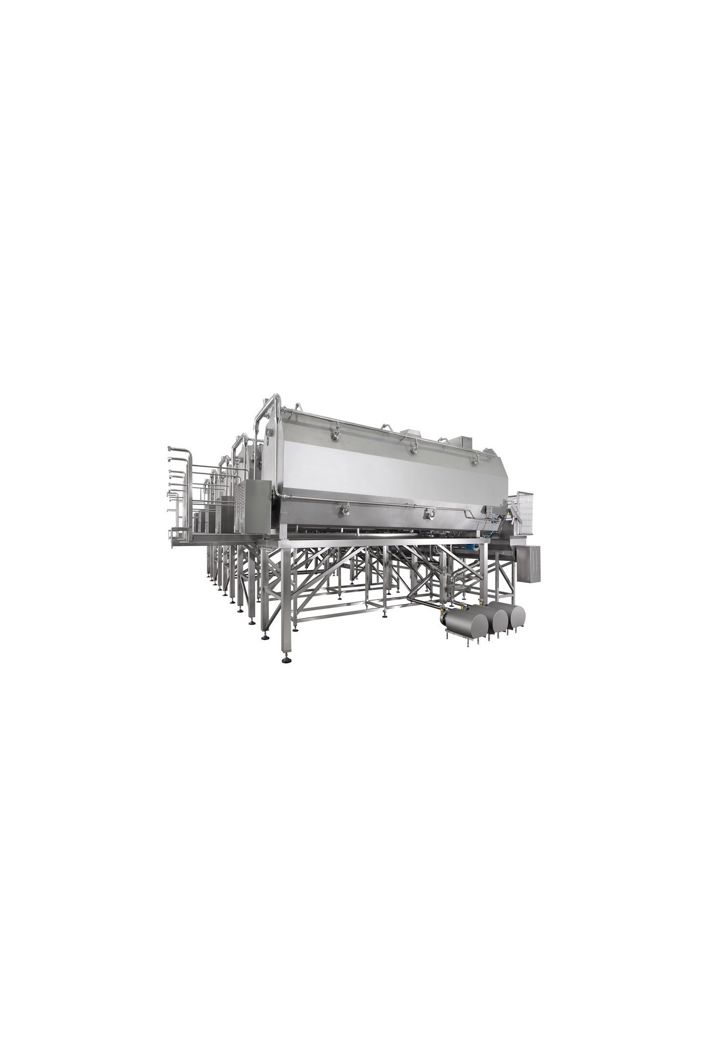 Curd maturation & whey draining